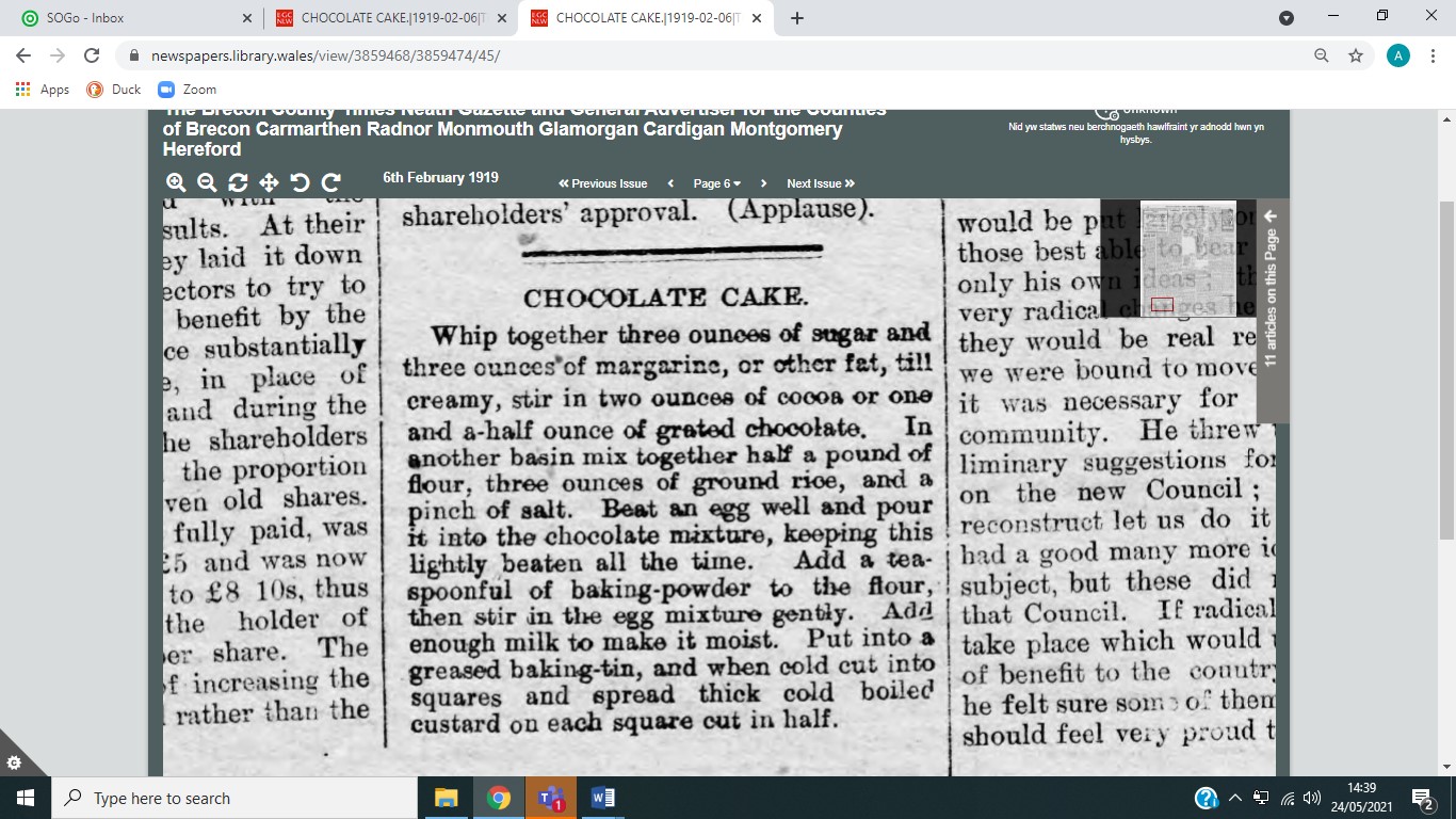 chocolate-cake-recipe-nlw-newspapers-online-1 – Archives Wales